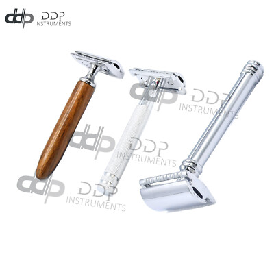 Range Of Double Edge Safety Razors Men's Hair Shaving Butterfly Opening ...