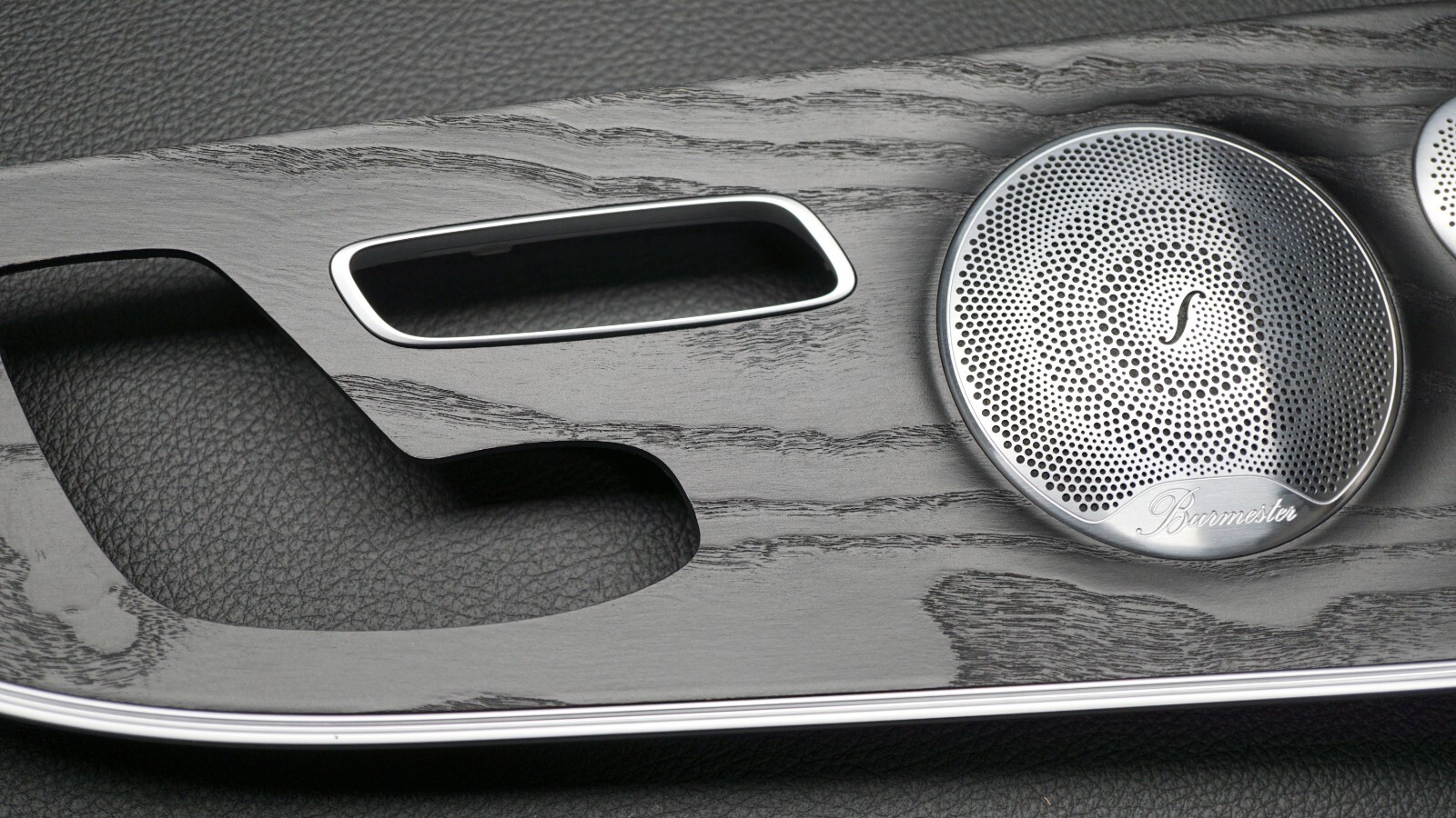 OEM MERCEDES BENZ E W238 C238 COUPE LEFT DOOR TRIM AMBIENT BLACK WOOD ...