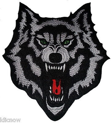 Wolf Back Patch 9 x 10 1/4 inch (23cm x 26cm) Sew on | eBay UK