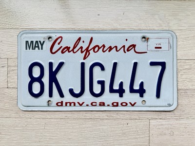 2020s CALIFORNIA License Plate - 8KJG447 | eBay