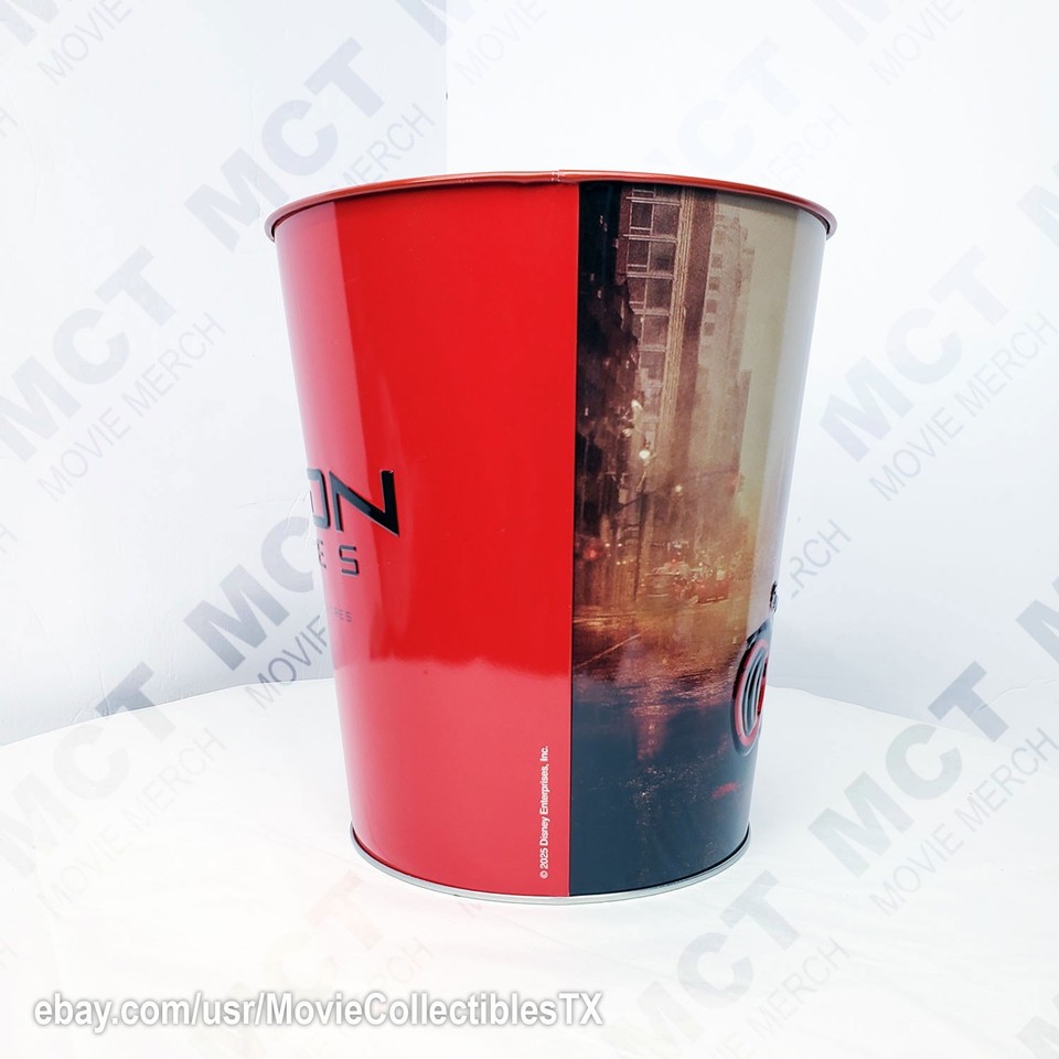 Tron Ares LED Popcorn Bucket Tin Bucket & Double Wall Cup Combo AMC ...