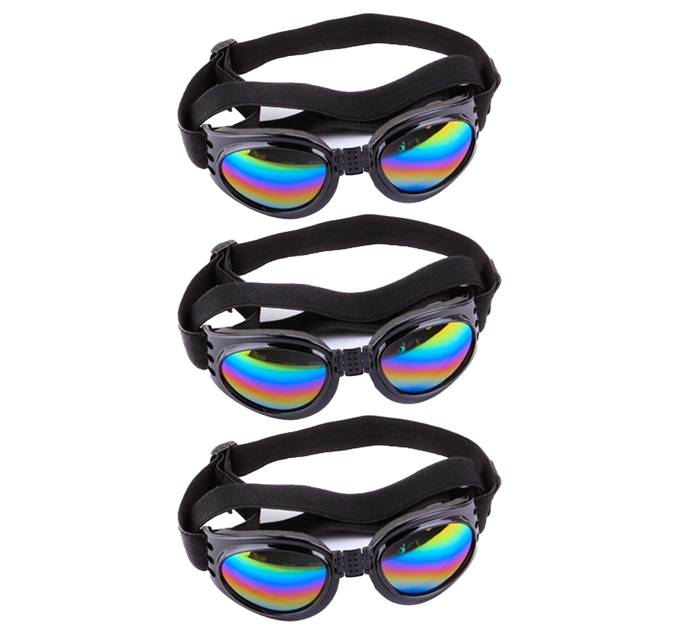 3Pcs Protection Small Doggles Dog Sunglasses for Pet Goggles UV Glasses ...