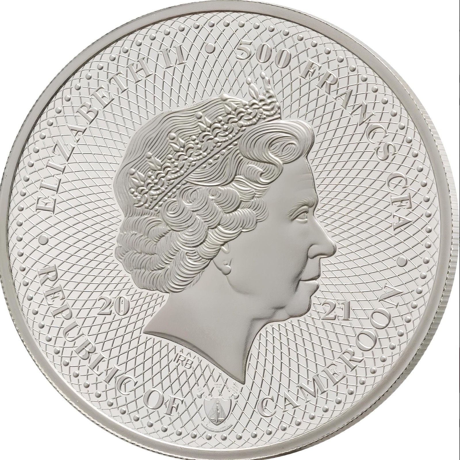 2021 Cameroon Folivora Sloth .999 Silver Color Coin Jungle African ...