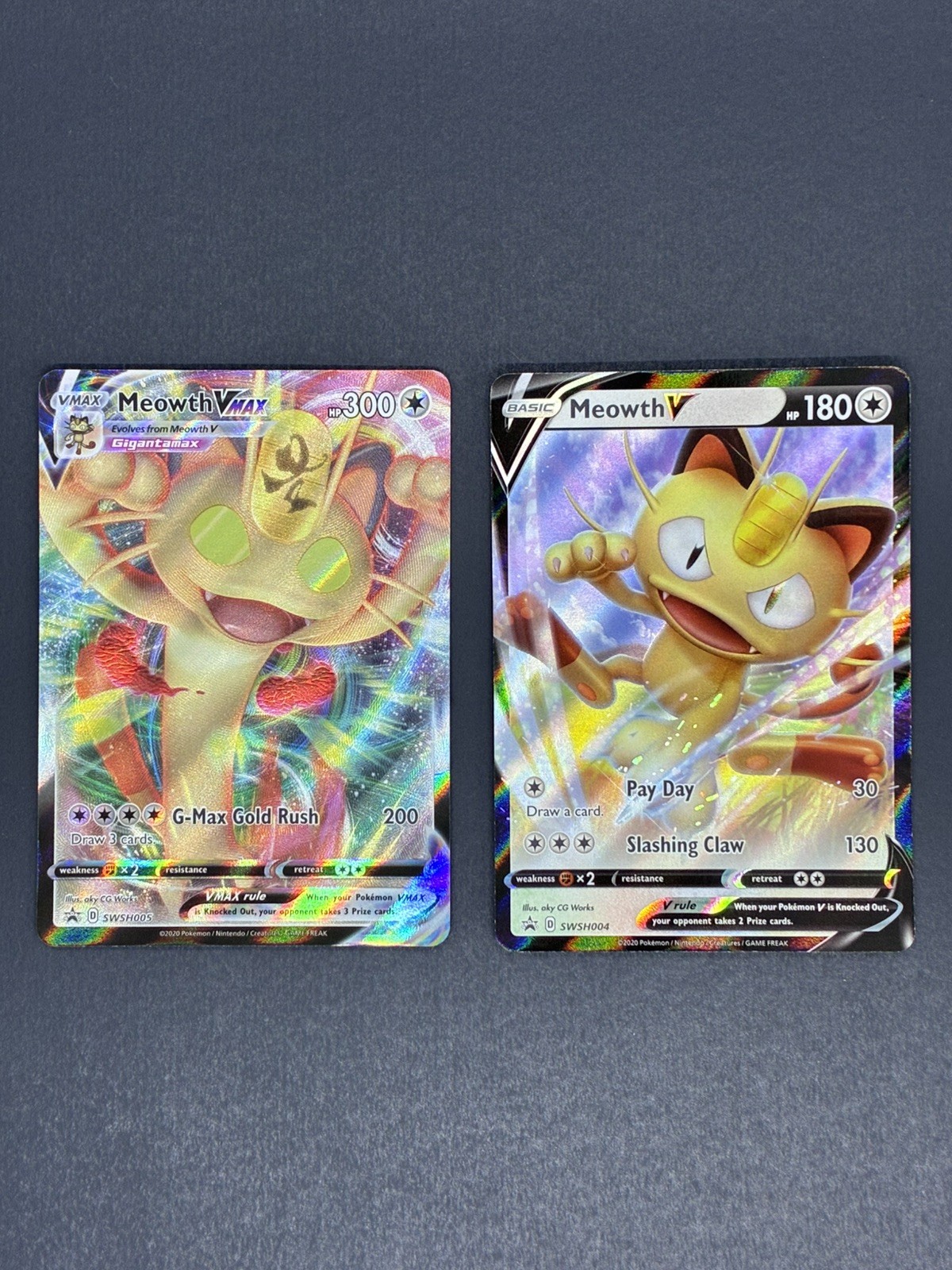 Meowth VMAX SWSH005 Current Market Value | Promo