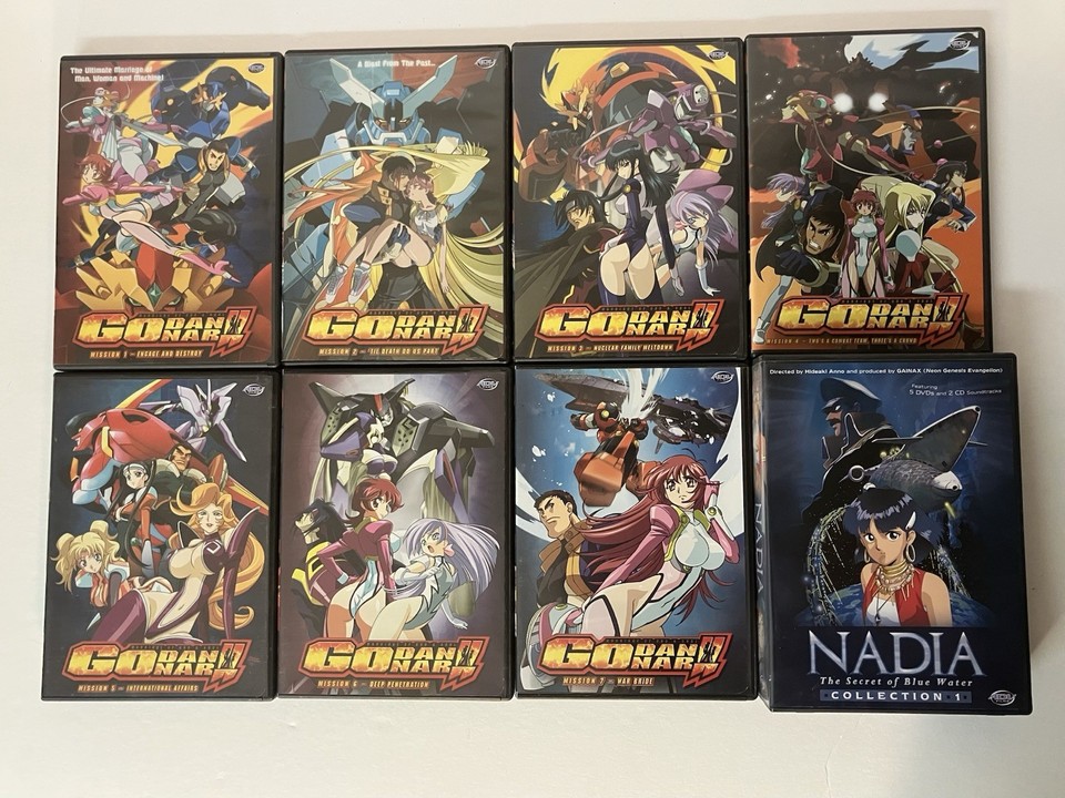 ADV Anime DVD Lot. Godannar! & Nadia - The Secret of Blue Water | eBay