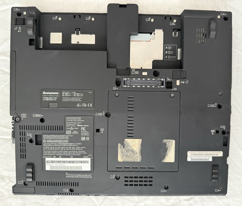 IBM Lenovo ThinkPad X60 Tablet 6366-L6U CoreDuo L2400 3GB RAM 1400x1050 ...