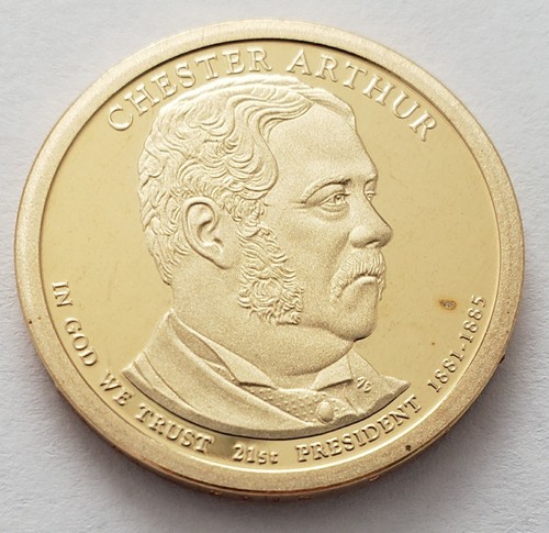 2012-S Chester Arthur Presidential Dollar From Proof Set *coin Pictured ...
