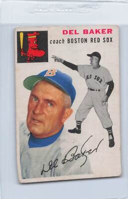 1954 Topps #133 Del Baker Red Sox VG/EX *DA-B5747 | eBay