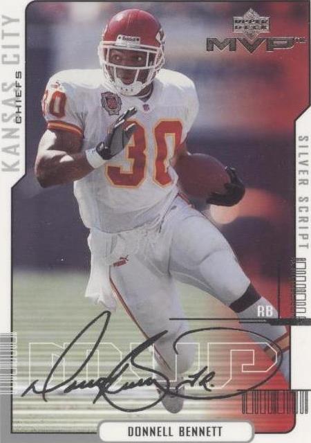 2000 Upper Deck MVP - Donnell Bennett #82 Silver Script for sale online ...