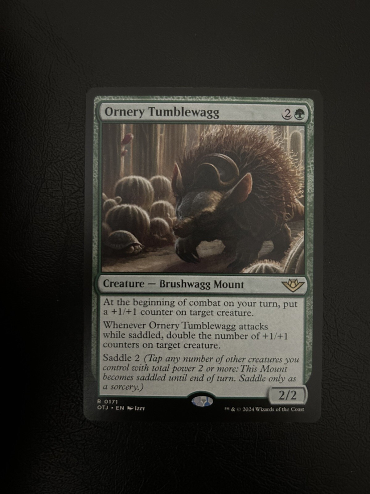 Mtg Ornery Tumblewagg # 171 Outlaws Of Thunder Junction, Regular Rare ...