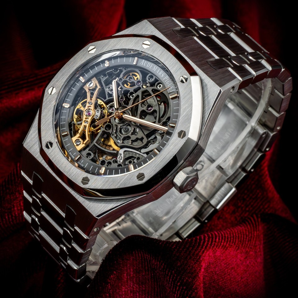 Audemars Piguet Royal Oak Double Balance Wheel Openworked 15407ST.OO ...