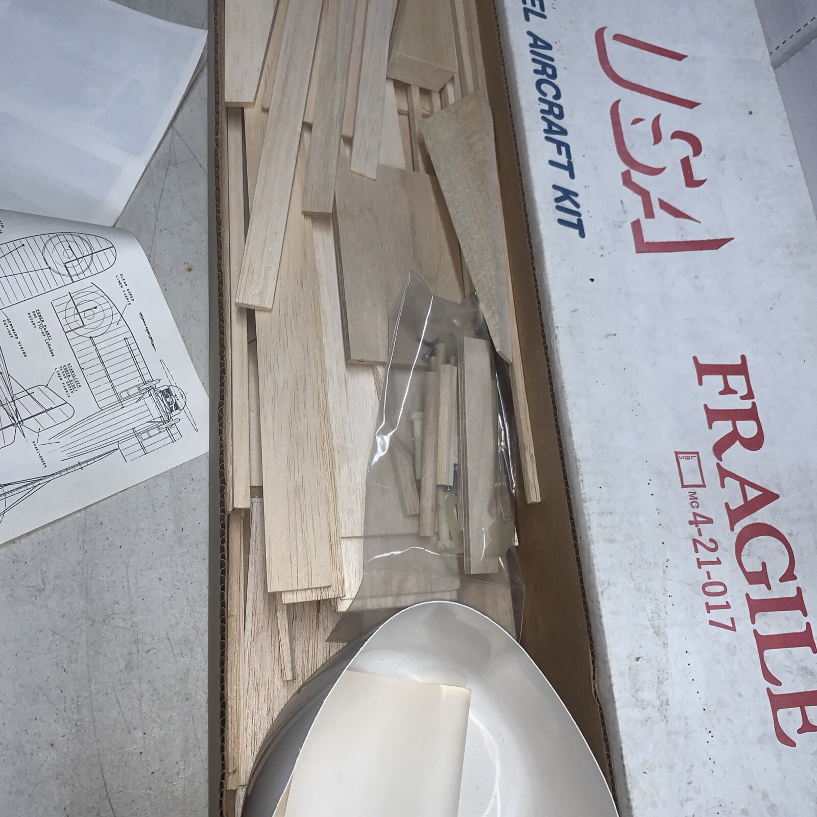 Balsa USA Bristol M1 RC Model Airplane Kit. Vintage NOB | eBay