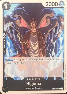 One Piece TCG - Einzelkarte - ST08-008 Higuma C/EN/NM | eBay