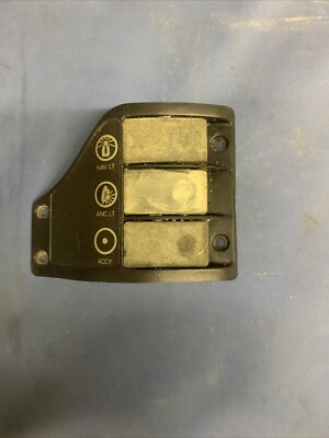 Bayliner Switch Panel & Switches US Marine 3 Switch Panel Maxum | eBay