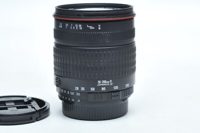 Sigma AF 28-200mm f3.5-5.6 ASPH IF Compact Hyperzoom Macro Lens Nikon F ...
