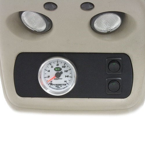 1 Gauge Billet Overhead Console Mount Fit 01-07 Chevy Silverado Sierra ...