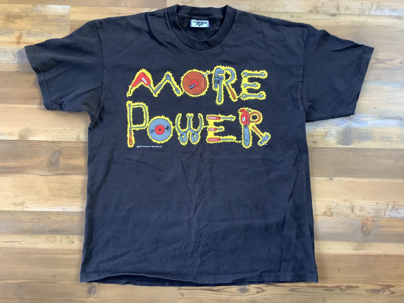 Home Improvement Tim Allen more power shirt 1993 Universal XL | eBay