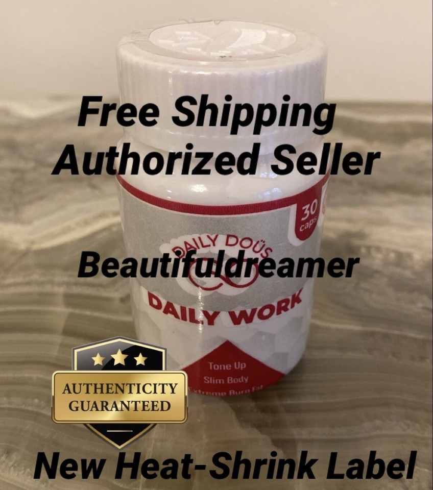 ORIGINAL DAILY WORK PILLS by Daily Dous / Skinny 365 ** Brand New and ...
