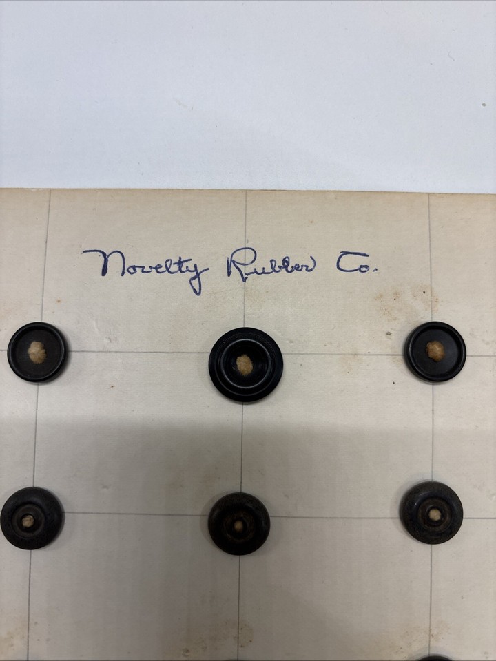 Goodyear rubber buttons Civil War Display Card for Button Convention ...