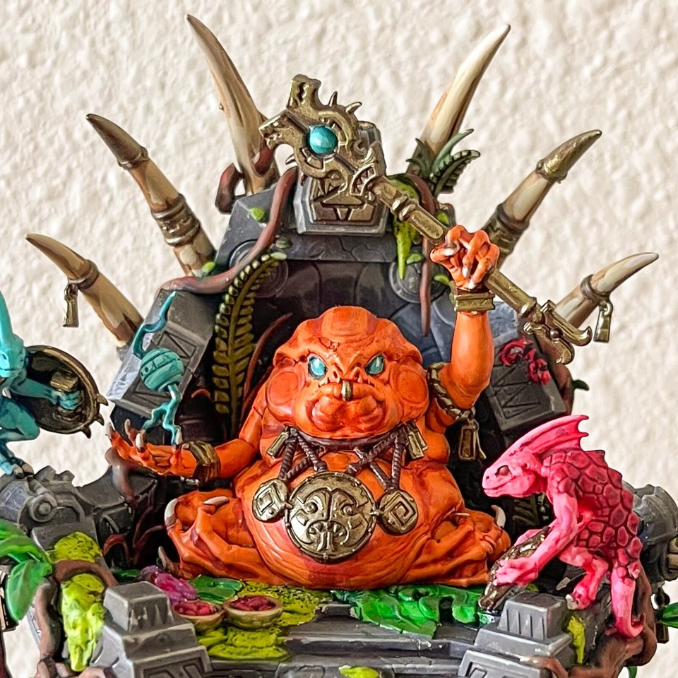 Warhammer Age Of Sigmar - Painted Seraphon Lizardmen Army - (152) | eBay