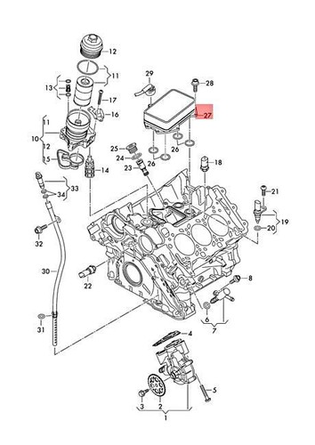 NEW AUDI A6 AVANT S6 QUATTRO A7 SPORTBACK AUDI OIL COOLER 06M117015N 18 ...