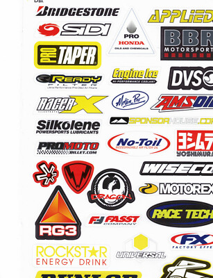 RC 1/10 1/8 Car Truck RG3 DUNLOP STICKERS 11"x9" Sheet *NEW* #D | eBay