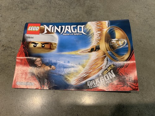Lego Set 70644 NINJAGO Golden Dragon Master Instruction Booklet Manual ...