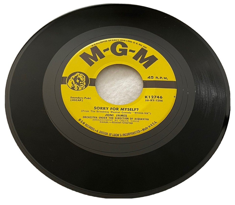 45 Record Joni James There Must Be A Way/Sorry For Myself (box18) | eBay
