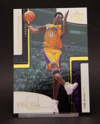 2000-01 UD Pros & Prospects Pro Active Card #PA1 Kobe Bryant Lakers HOF ...