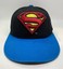 Superman Snapback Cap Hat Adult Adjudtable Black Poly Cotton | eBay