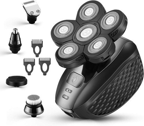 Cordless 5 in 1 Men's Grooming Kit - Waterproof Electric Shaver with ...