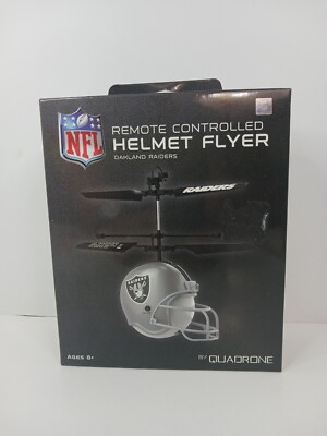 NEW NFL Remote Controlled Helmet Flyer LAS VEGAS RAIDERS By Quadrone ...