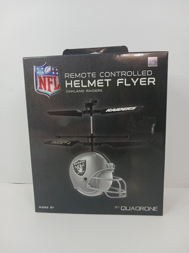 NEW NFL Remote Controlled Helmet Flyer LAS VEGAS RAIDERS By Quadrone ...