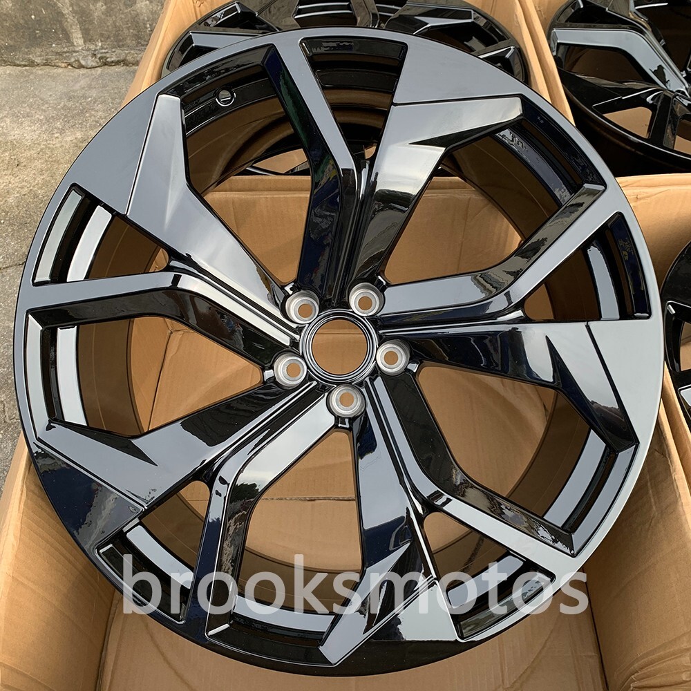 21" BLACK FORGED WHEELS RIMS FITS 2016+ AUDI Q7 Q8 RS Q7 RS Q8 21X10 ...