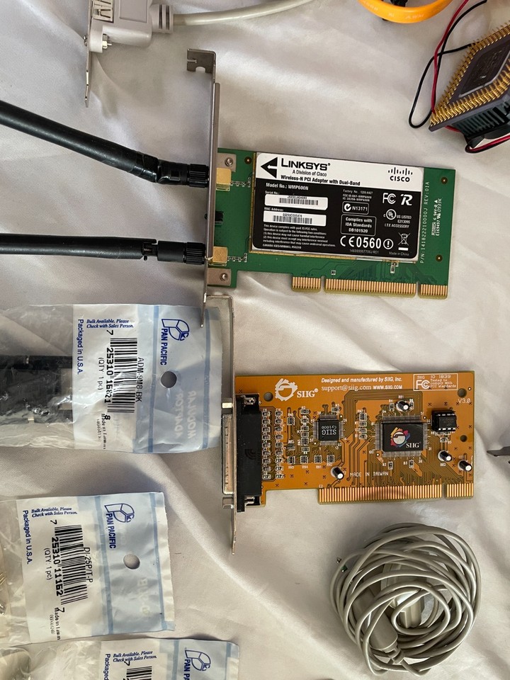 COMPUTER MISCELANOUS PARTS- PC BOARDS-CABLES-HUBS-SEE DETAIL | eBay