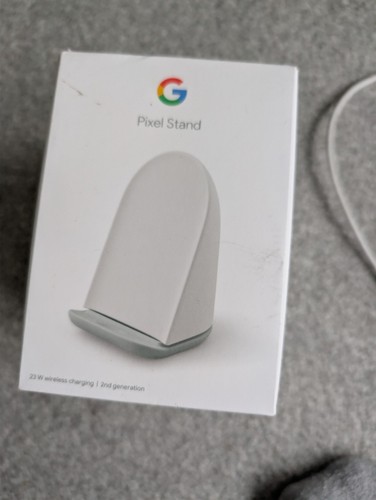 Google Pixel Stand (2nd Gen) Wireless Charger with AC Adapter, Boxed ...