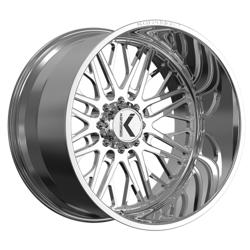 22x12 KG1 Forged KF083 Clique Polished Wheel 8x180 (-44mm) | eBay