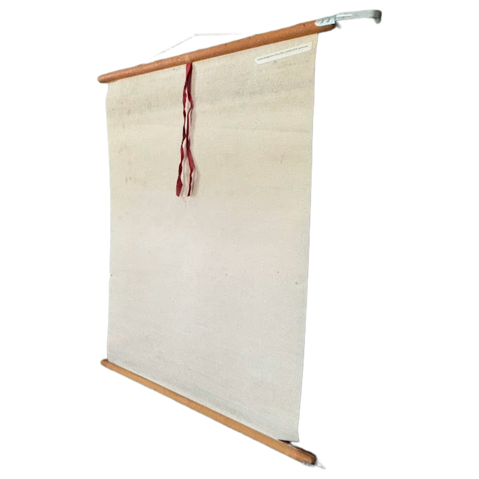 Vintage Dutch School Wall Chart – Cursive Handwriting Poster for Left ...