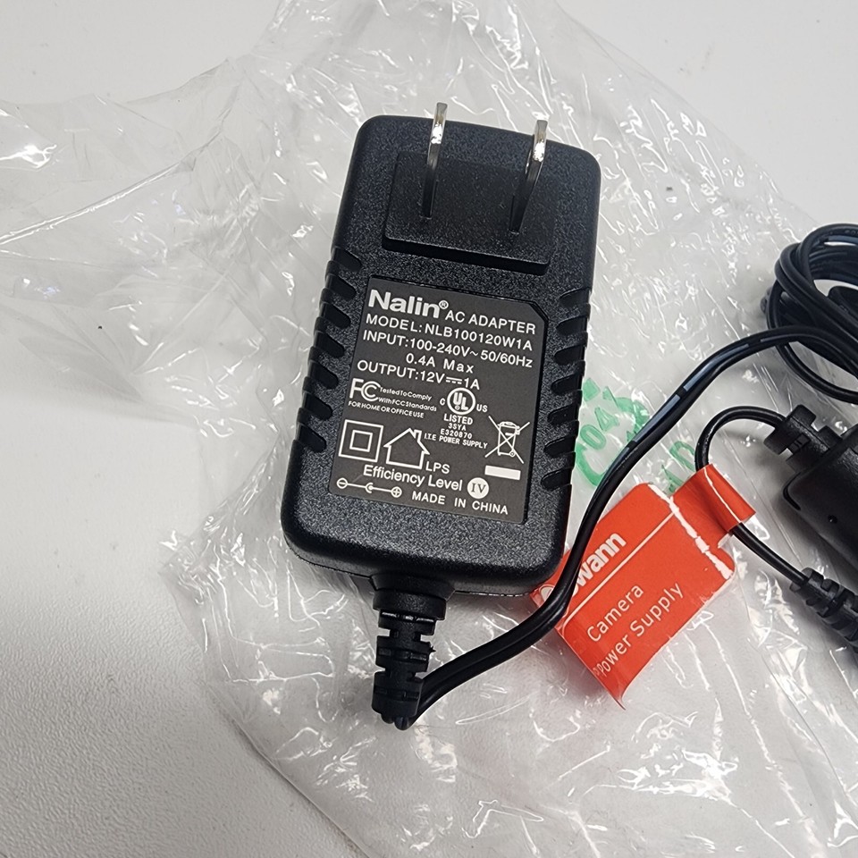 NLB100120W1A Nalin AC Adapter 12V 1.0A For Swann Camera | eBay