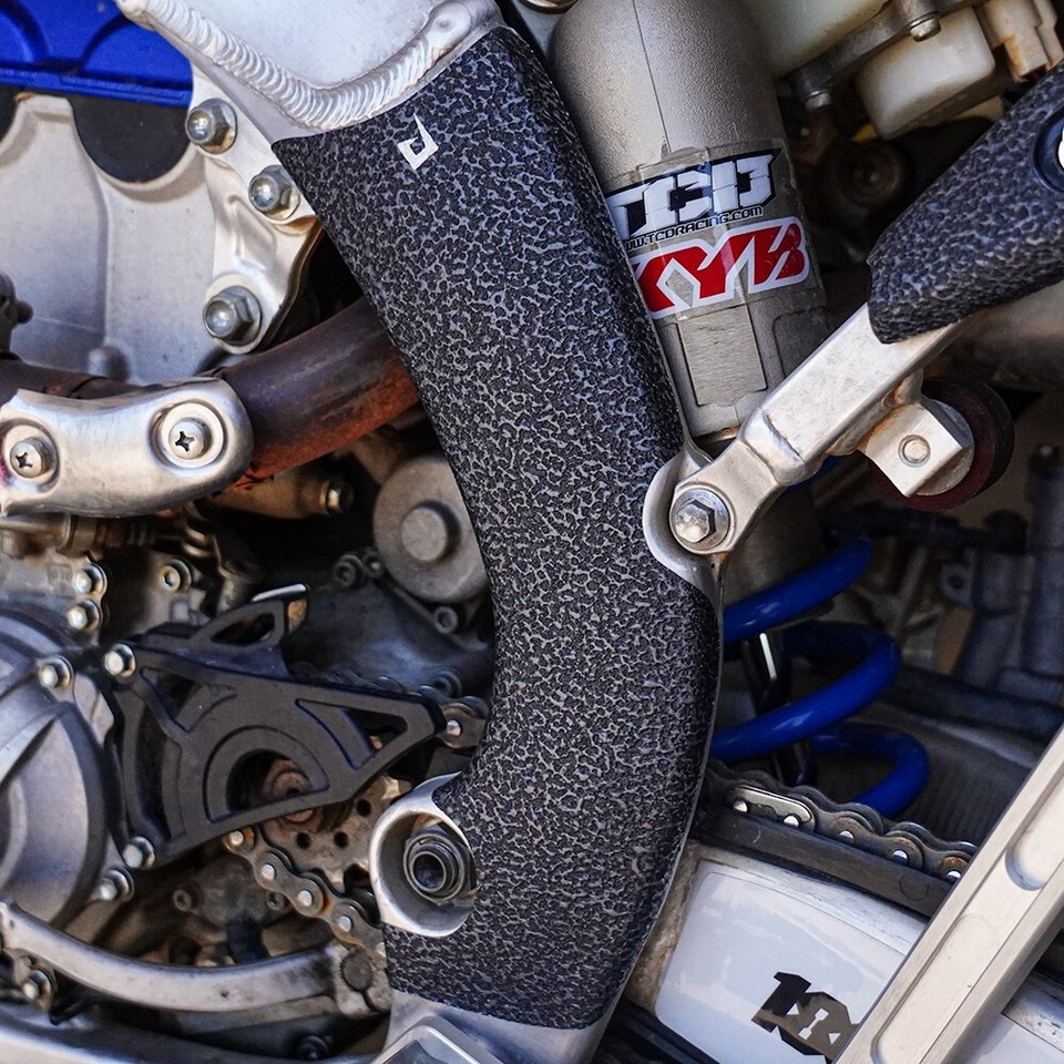 Black Frame Guards 2018-2024 Yamaha YZ450F Grip Tape Protectors YZ450FX ...