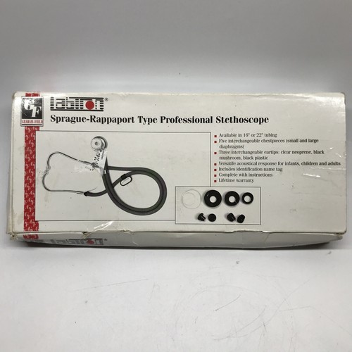 Graham Field Sprague-Rappaport Black Stethoscope 22" Blue Original ...