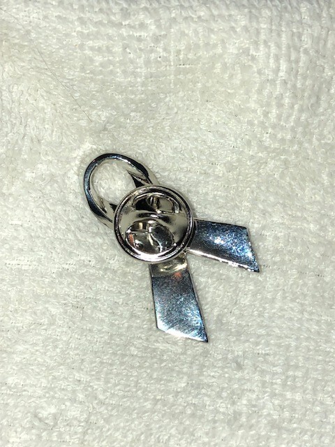 Appendix Cancer Awareness HOPE Lapel Pin Tie Tac Brooches Amber Ribbon ...