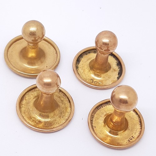 4x Collar Dress Studs 9ct Solid Rose Gold Antique Vintage | eBay Australia