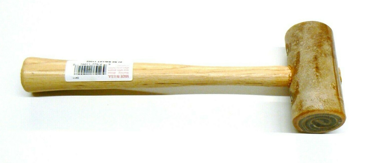 Jewelers Rawhide Mallet 6oz. Hammer # 2 Garland 1-1/2" X 3" Leather ...