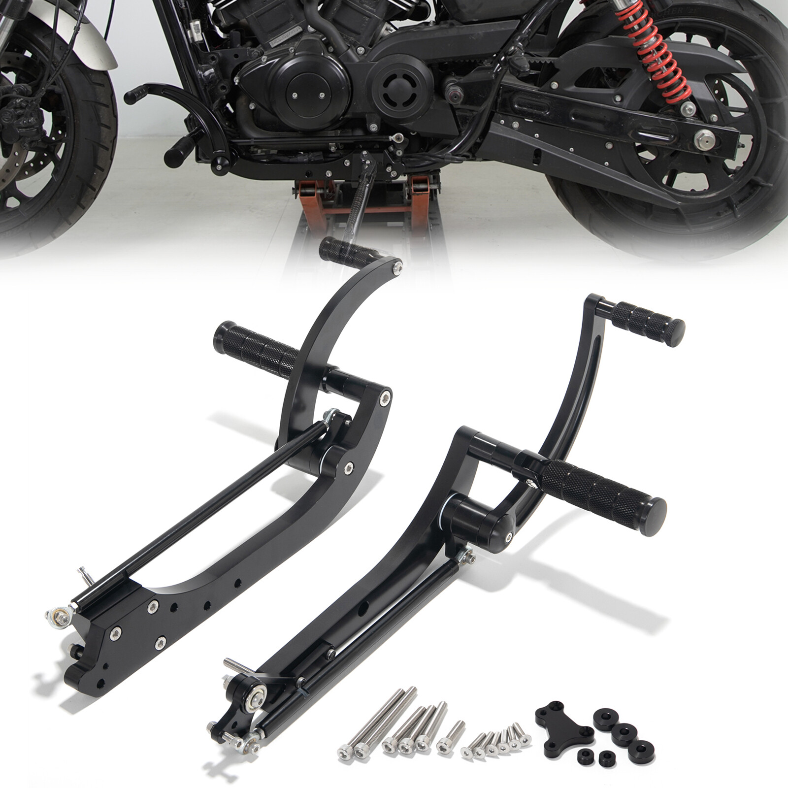 12" CNC Forward Controls for Harley Davdison Street 500 750 XG500 XG750 ...