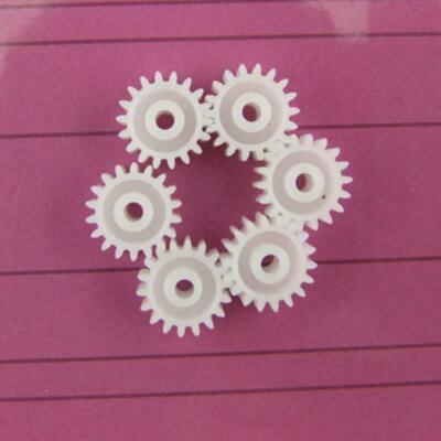 50Pcs 182A Plastic Cogs Gear Gearbox Motor Shaft Wheels 2mm Hole dia 18 ...