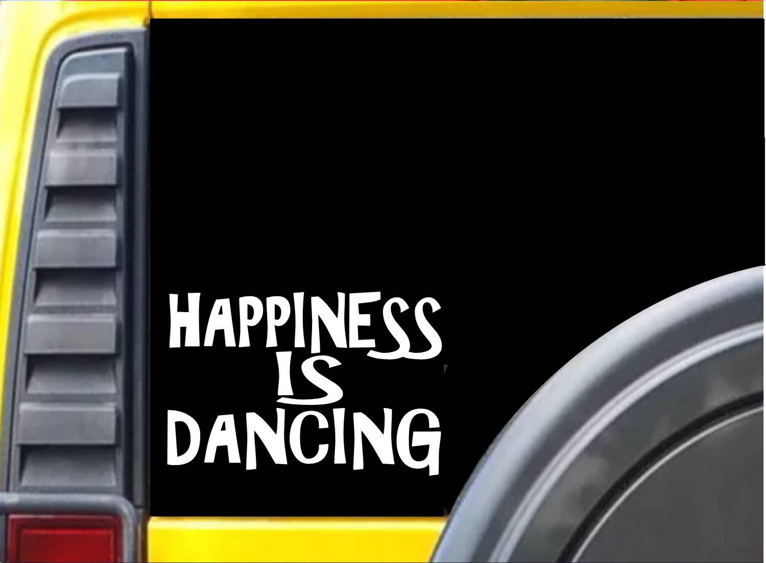 Happiness is Dancing K301 8 inch decal Ballet sticker | eBay