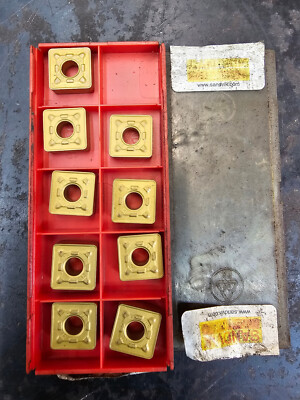 Qty 9 Sandvik SNMG 433 PR SNMG433-PR SNMG120412-PR 4025 Grade Carbide ...
