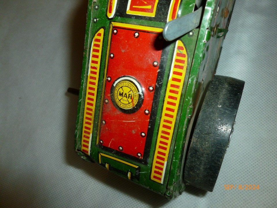 Vintage Marx Litho Wind-Up Toy Tank | eBay