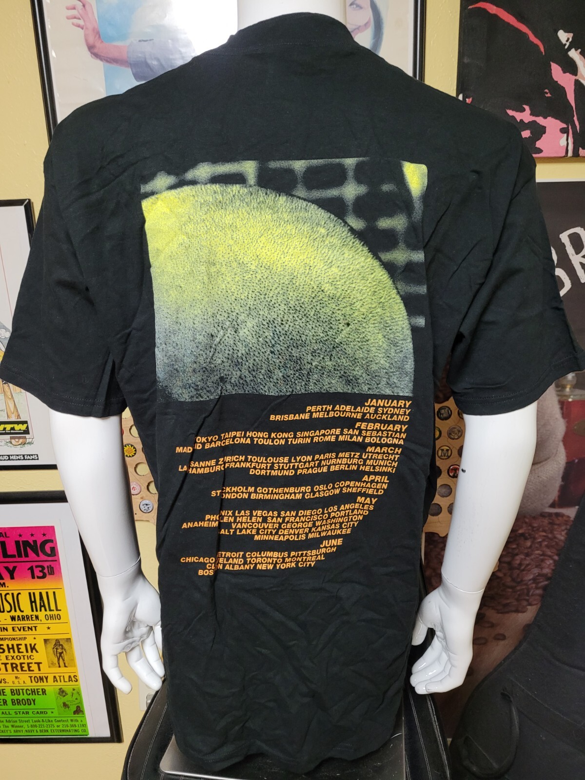 VTG OG 1995 REM Band Monster Tour Concert T Shirt XL … - Gem